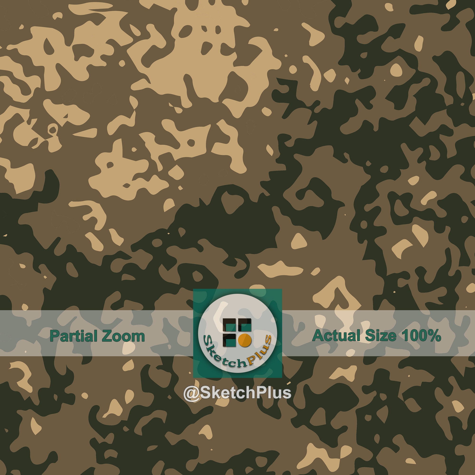 Military Camouflage Patterns Sponge Effect Scrapbook Papers Seamless ...