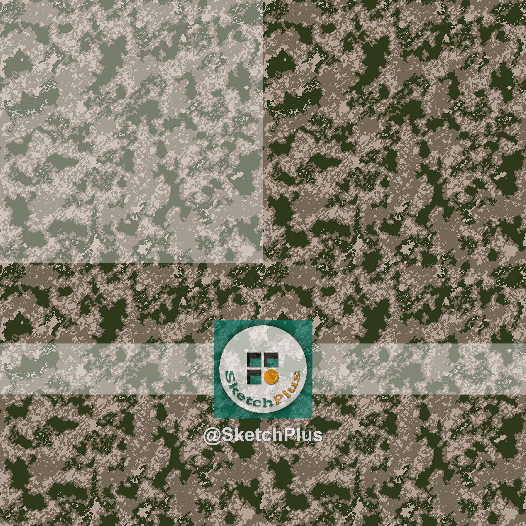 Army Camouflage Patterns Poster Edges Colored Pencil Scrapbook Papers ...