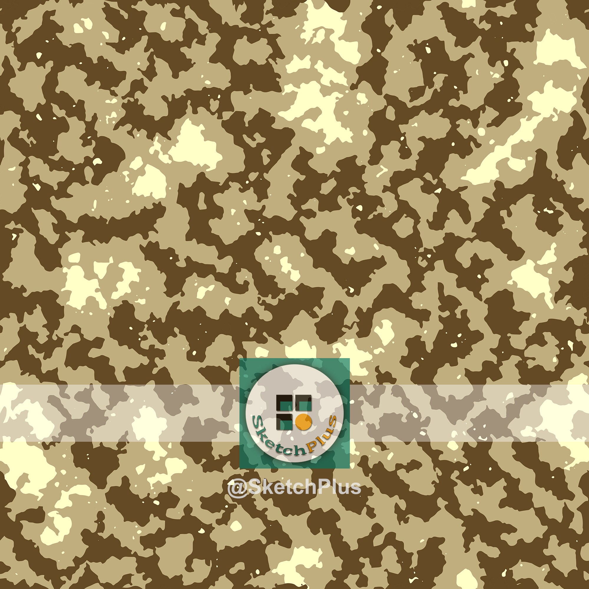 Digital Desert Camo Pattern
