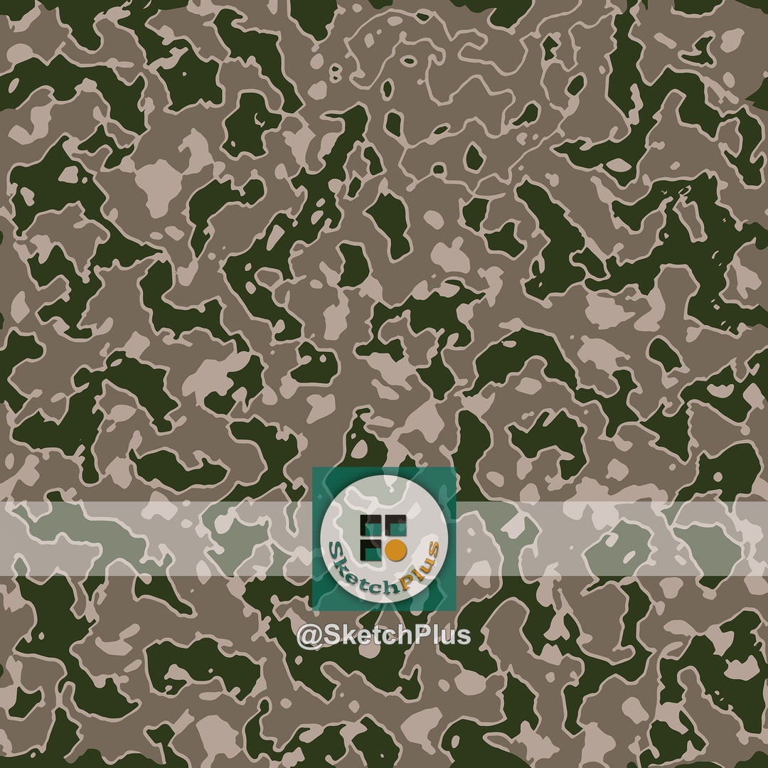 Army Camouflage Patterns Palette Knife Colored Pencil Scrapbook Papers ...