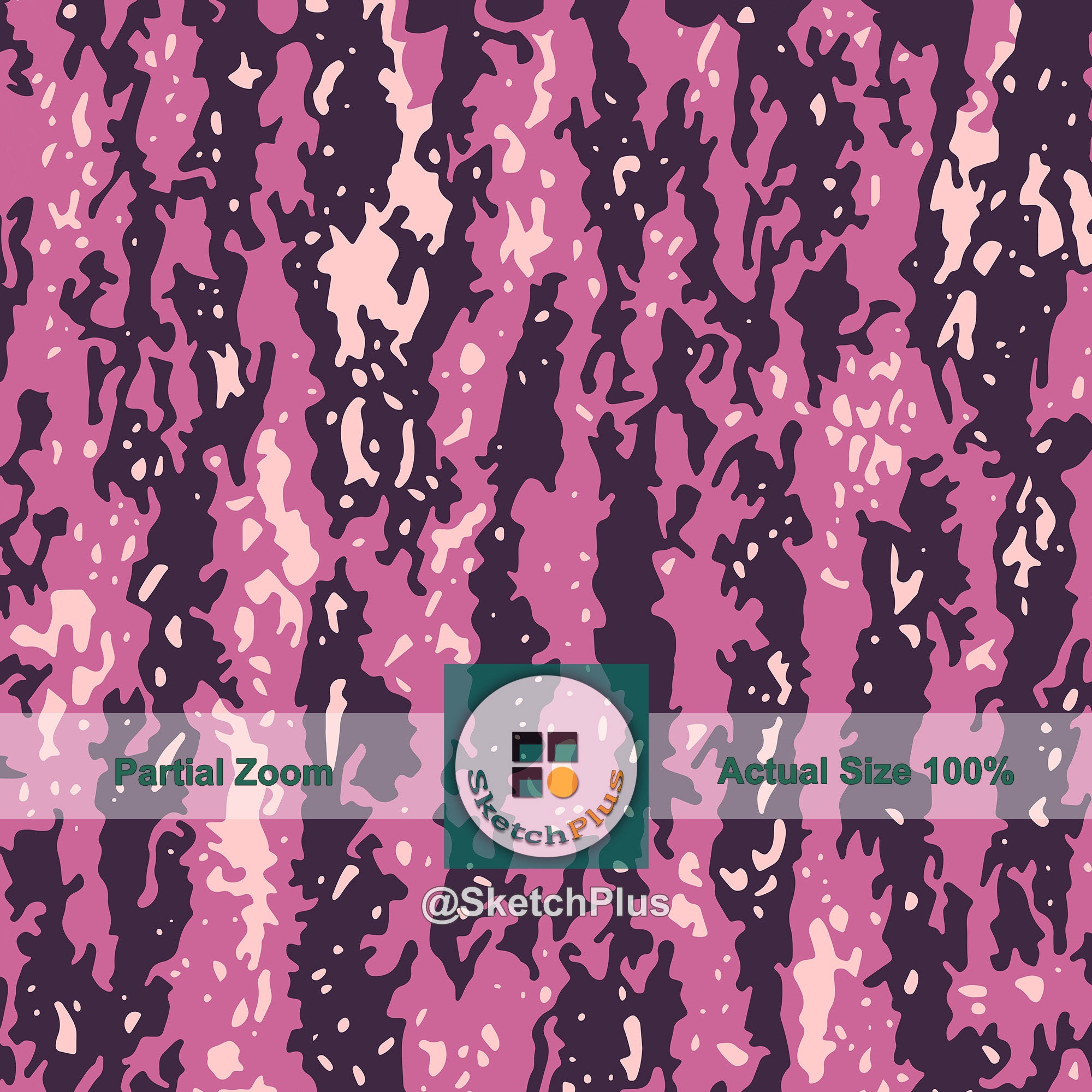 Pink Camouflage Digital Background Camo Scrapbook Paper Seamless ...