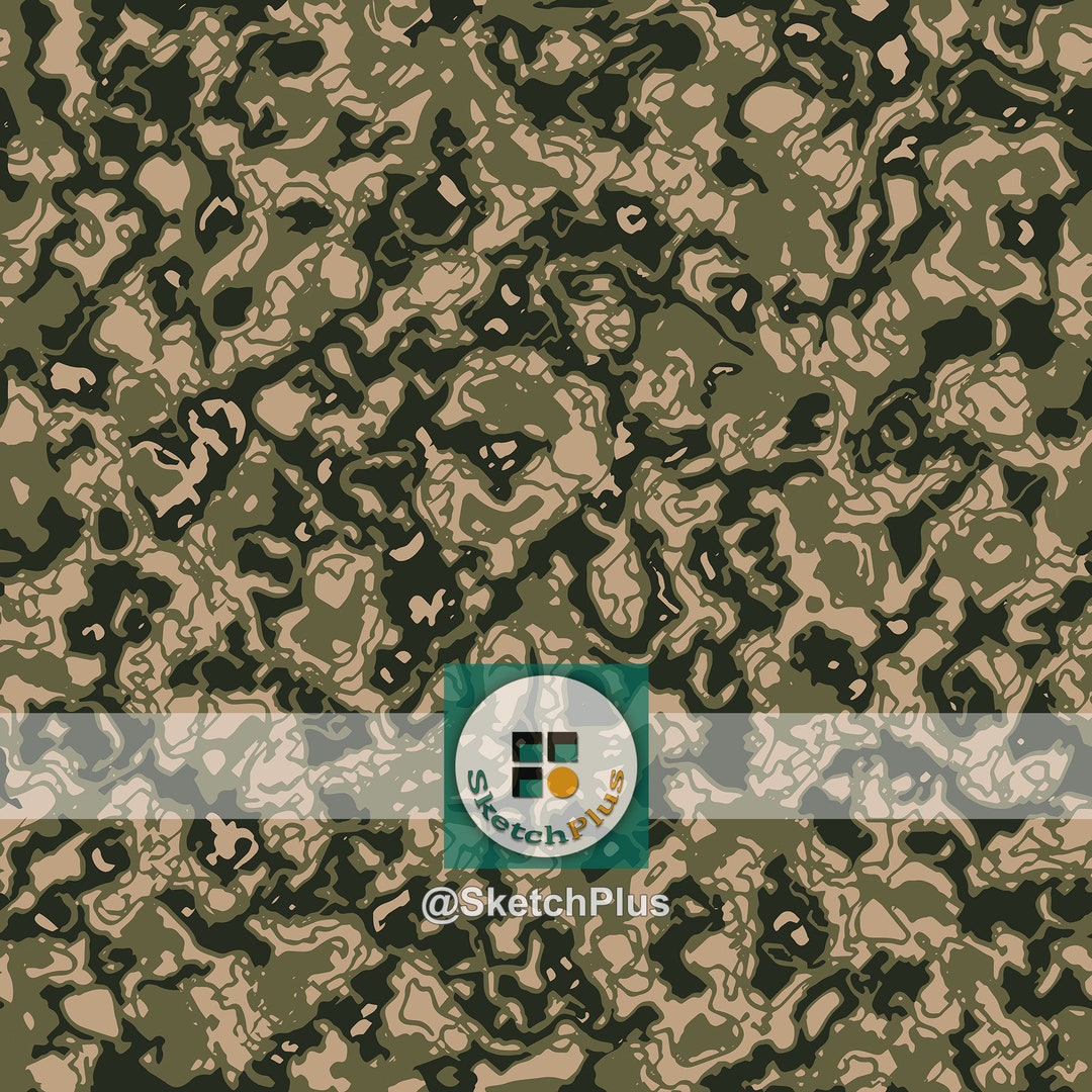 Military Camouflage Patterns Cut Out Colored Pencil Scrapbook Papers ...