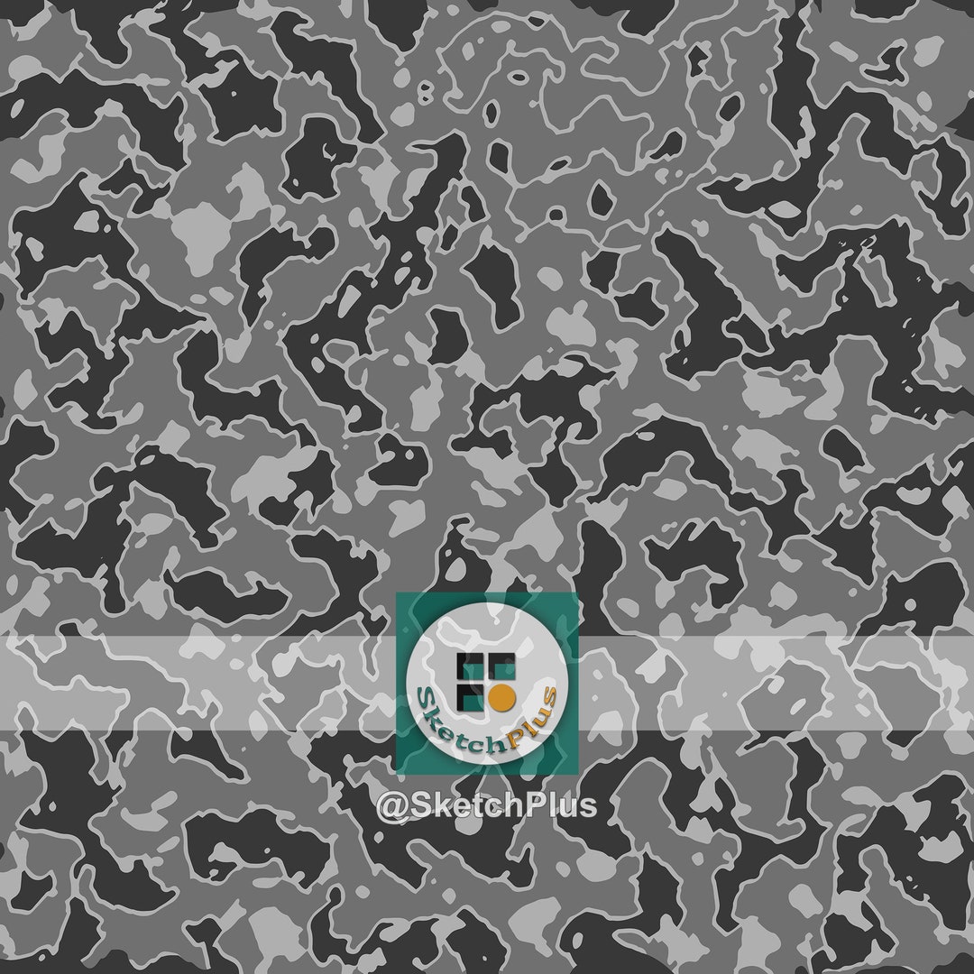 Gray Camouflage Patterns Palette Knife Colored Pencil Scrapbook Papers ...