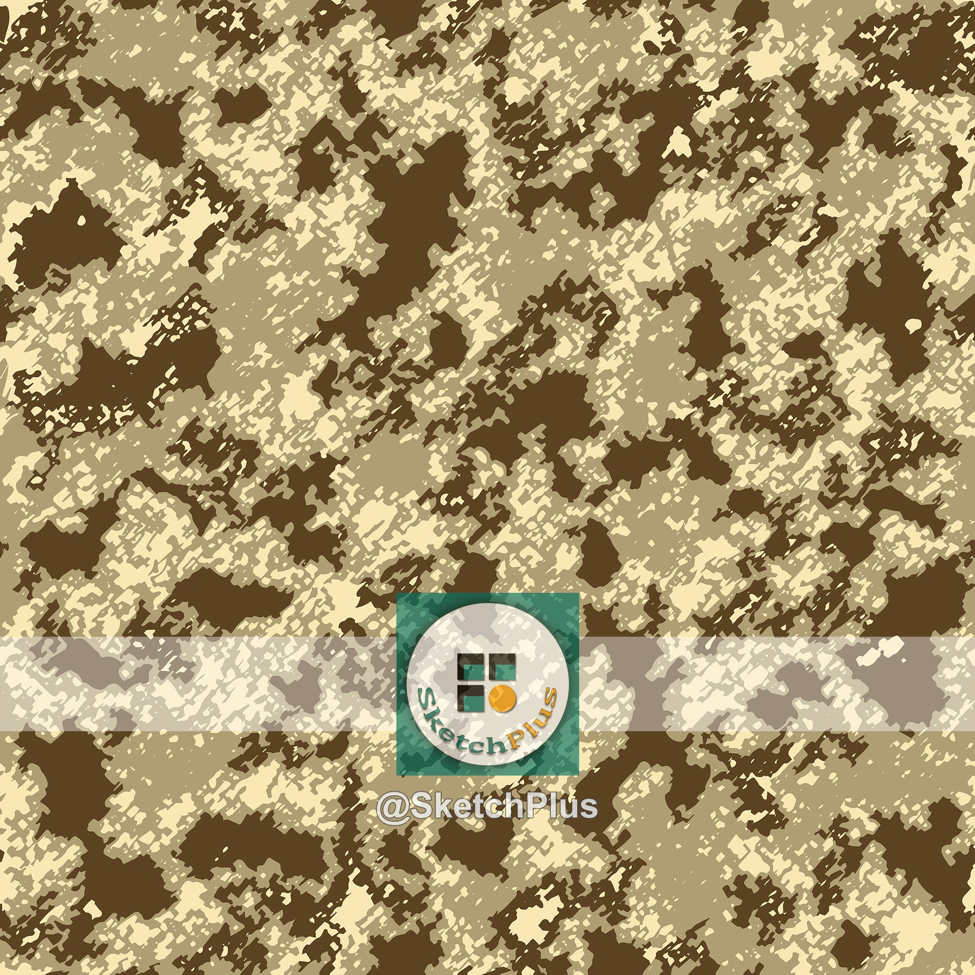 Desert Camouflage Patterns Poster Edges Colored Pencil Scrapbook Papers ...