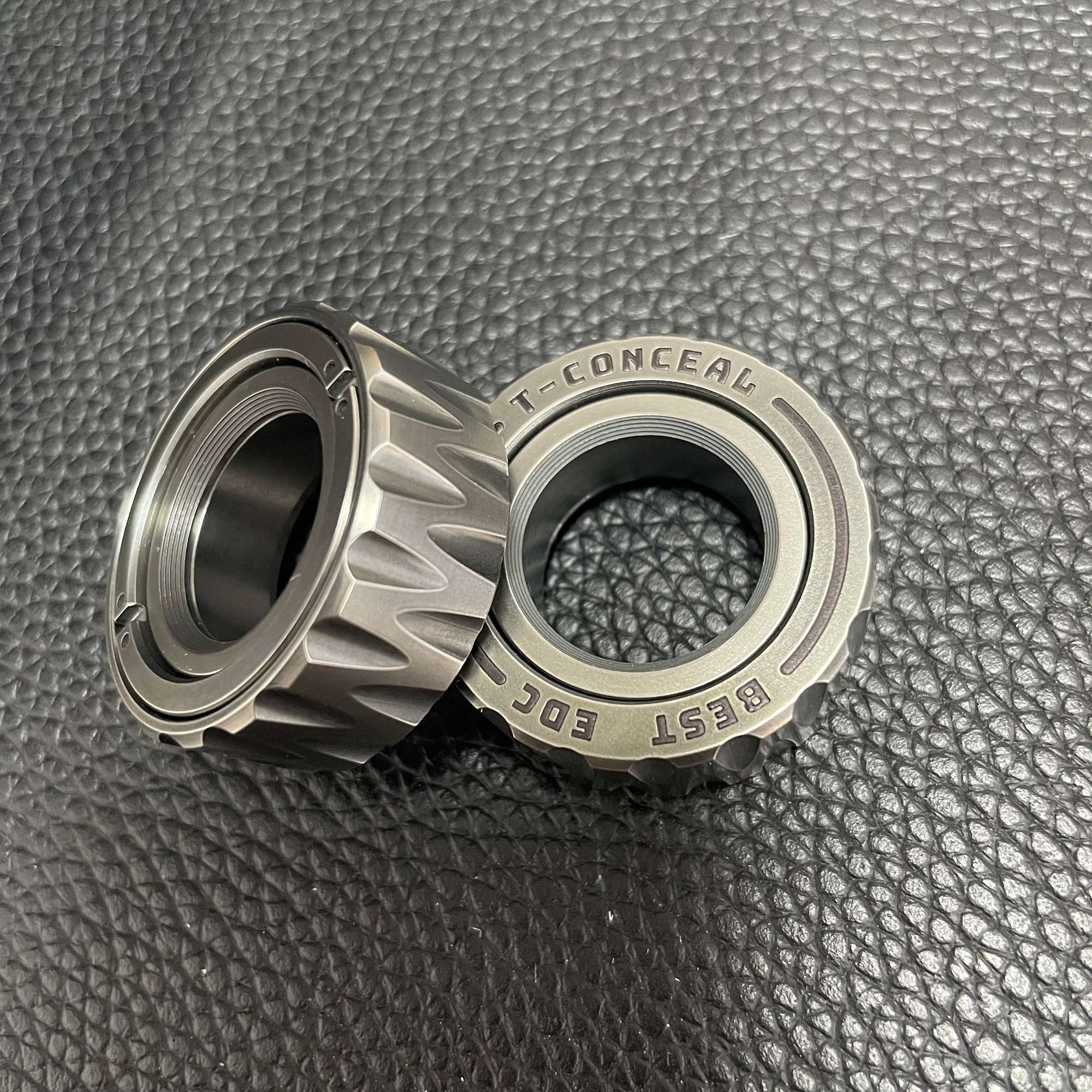 Mechanic Ring Fidget Spinners EDC Fidget Ring Magnetic Metal Adult Anti ...