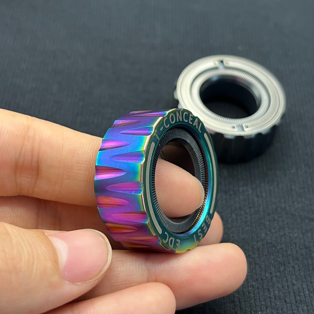 Mechanic Ring Sliding Fidget Toy Paragraph Fidget Spinner Fingertip ...