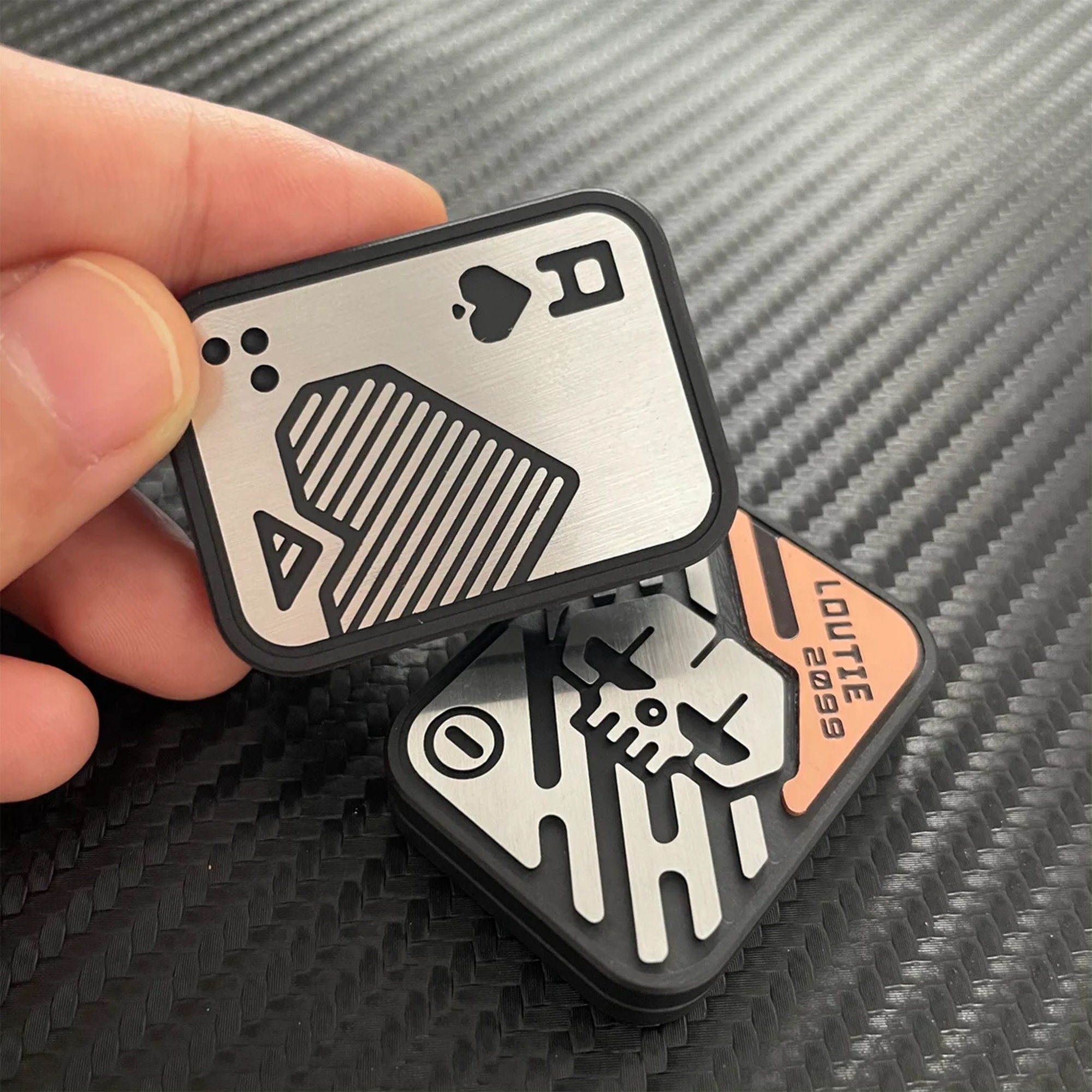 EDC Shuffle EDC Fidgets Aces Poker Push Card King KK Haptic Fidget ...