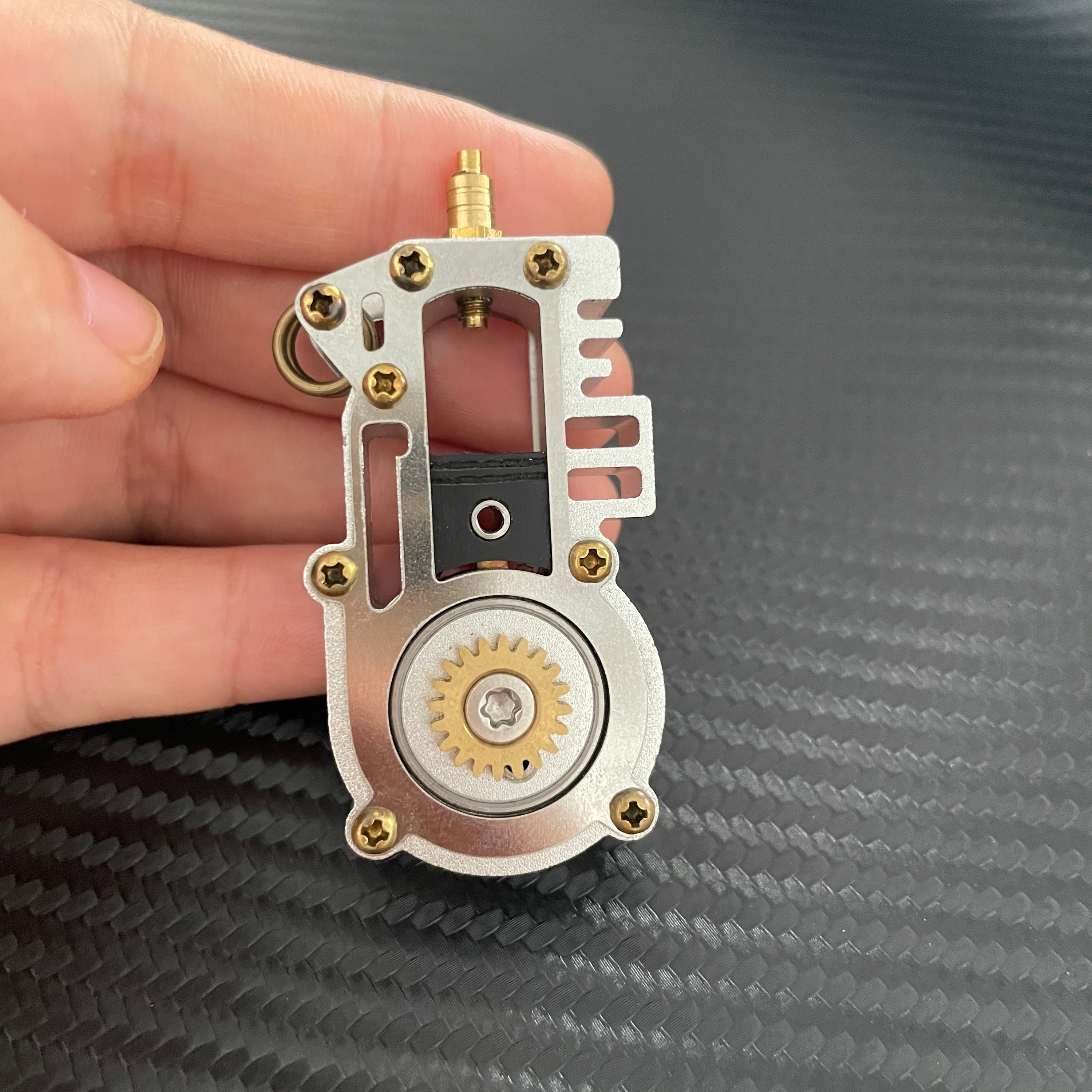 Two Stroke Engine Fidget Spinner EDC Metal Fidget Toy - Etsy