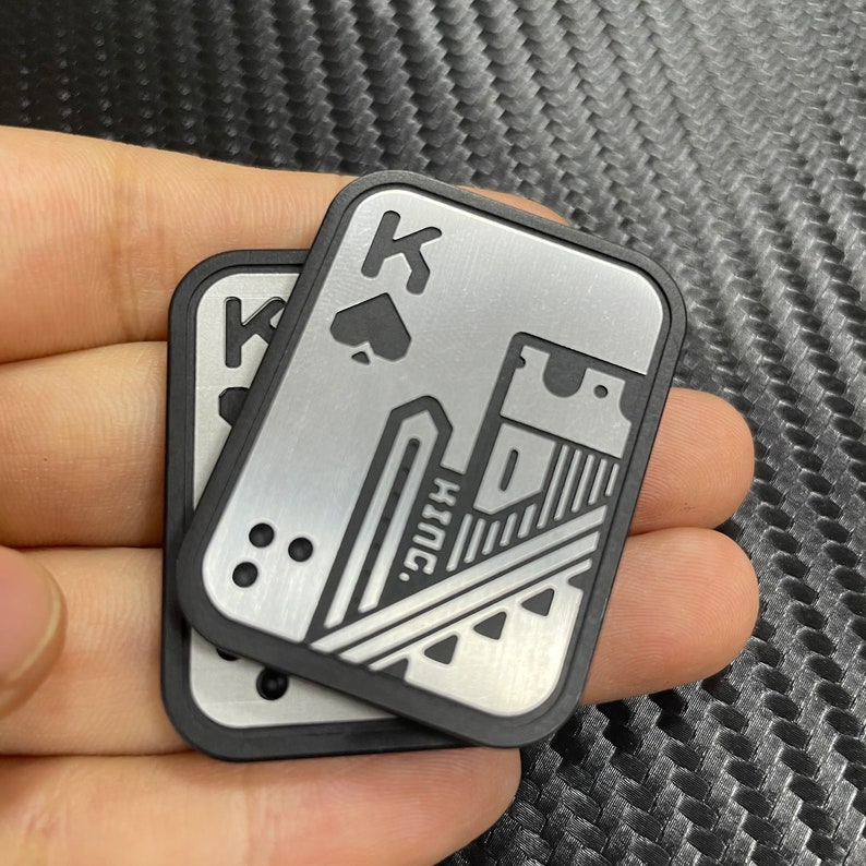 EDC Shuffle EDC Fidgets Aces Poker Push Card King KK Haptic Fidget ...
