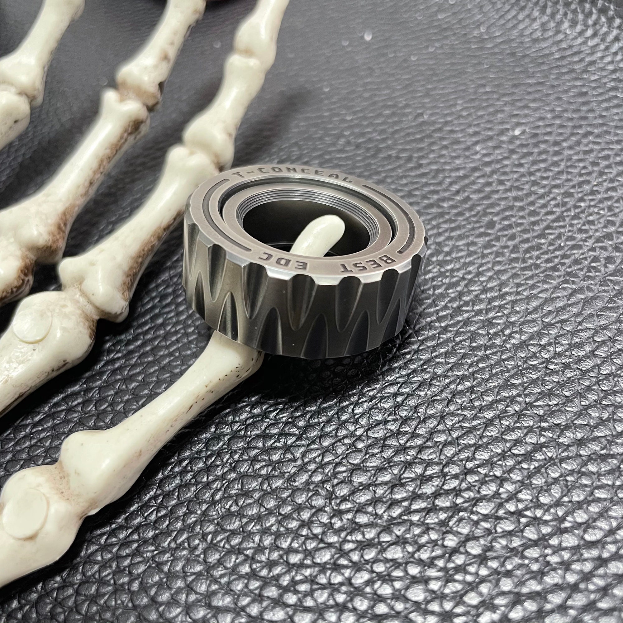 Mechanic Ring Fidget Spinners EDC Fidget Ring Magnetic Metal Adult Anti ...