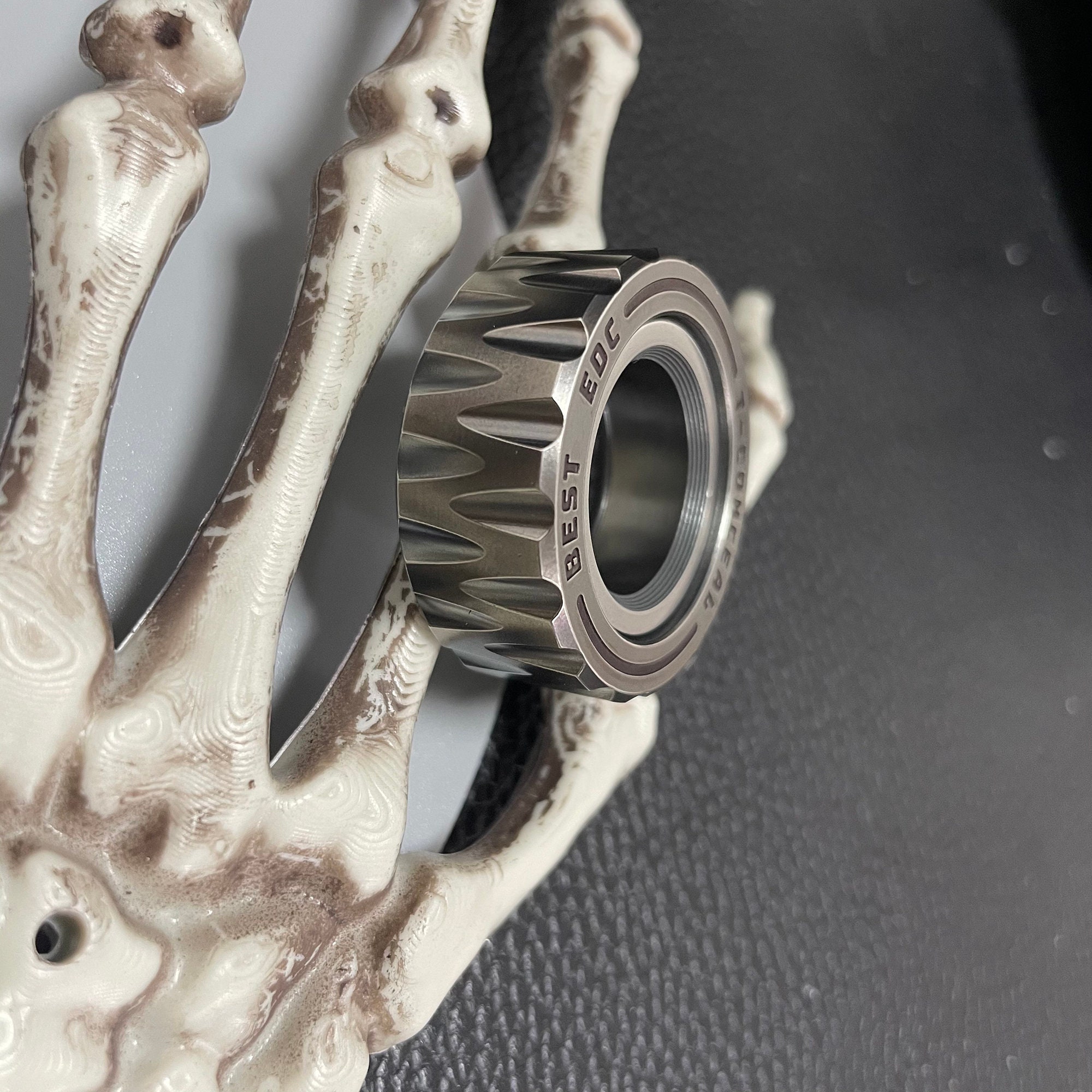 Mechanic Ring Fidget Spinners EDC Fidget Ring Magnetic Metal Adult Anti ...