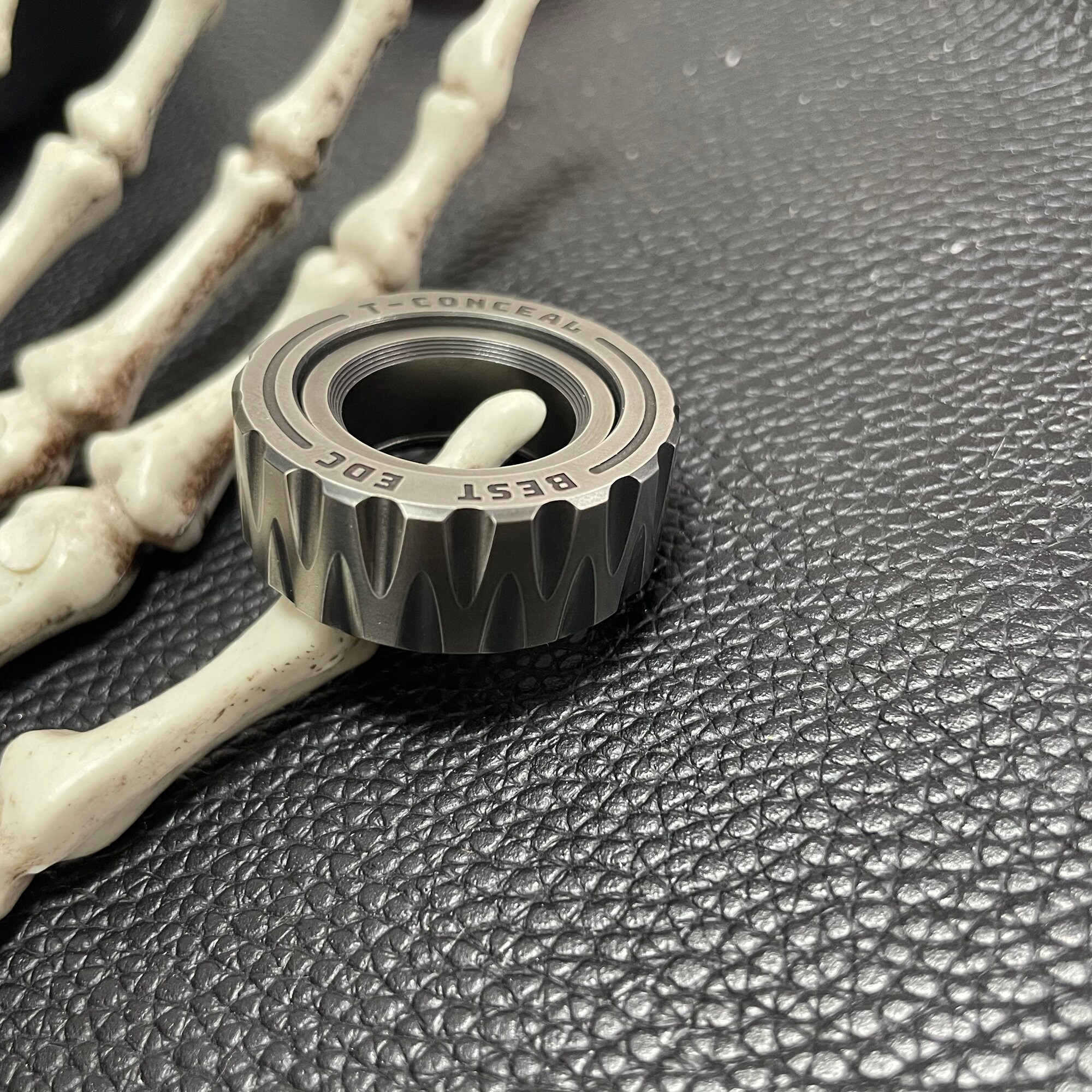 Mechanic Ring Fidget Spinners EDC Fidget Ring Magnetic Metal Adult Anti ...