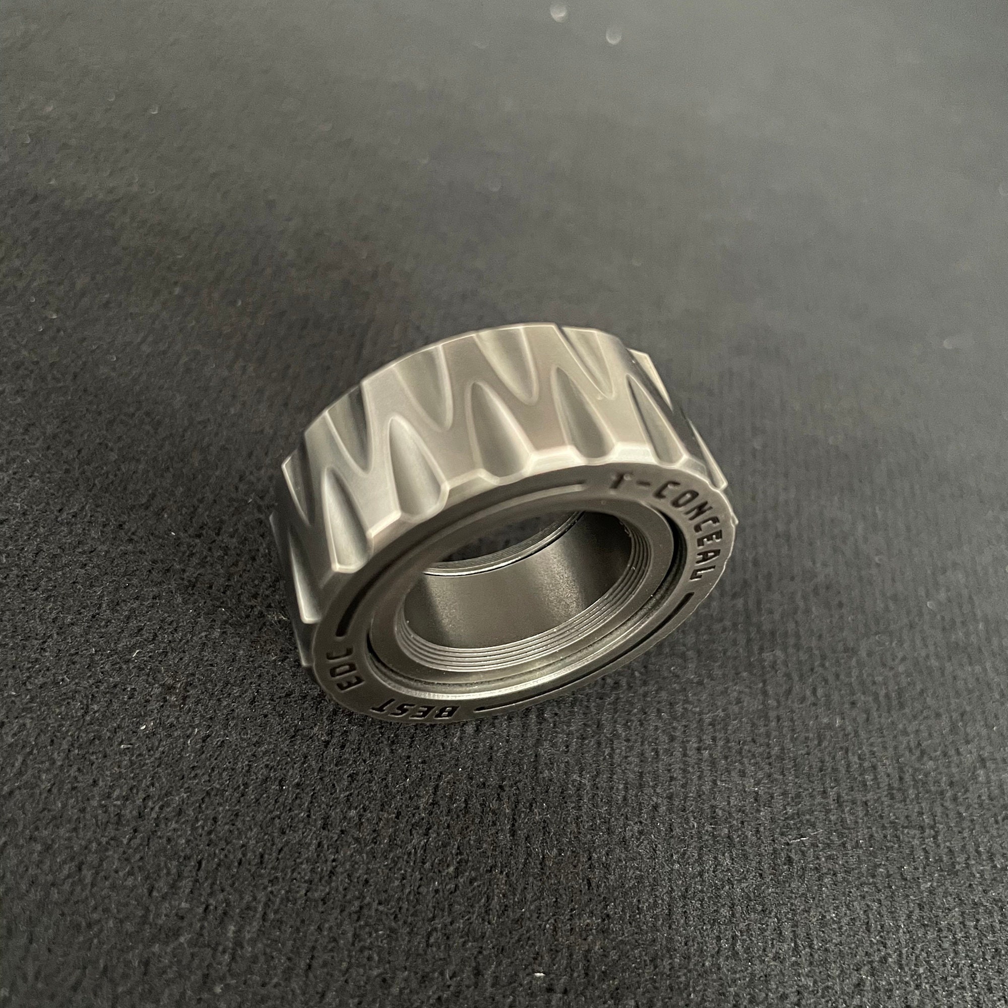 Mechanic Ring Fidget Spinners EDC Fidget Ring Magnetic Metal Adult Anti ...