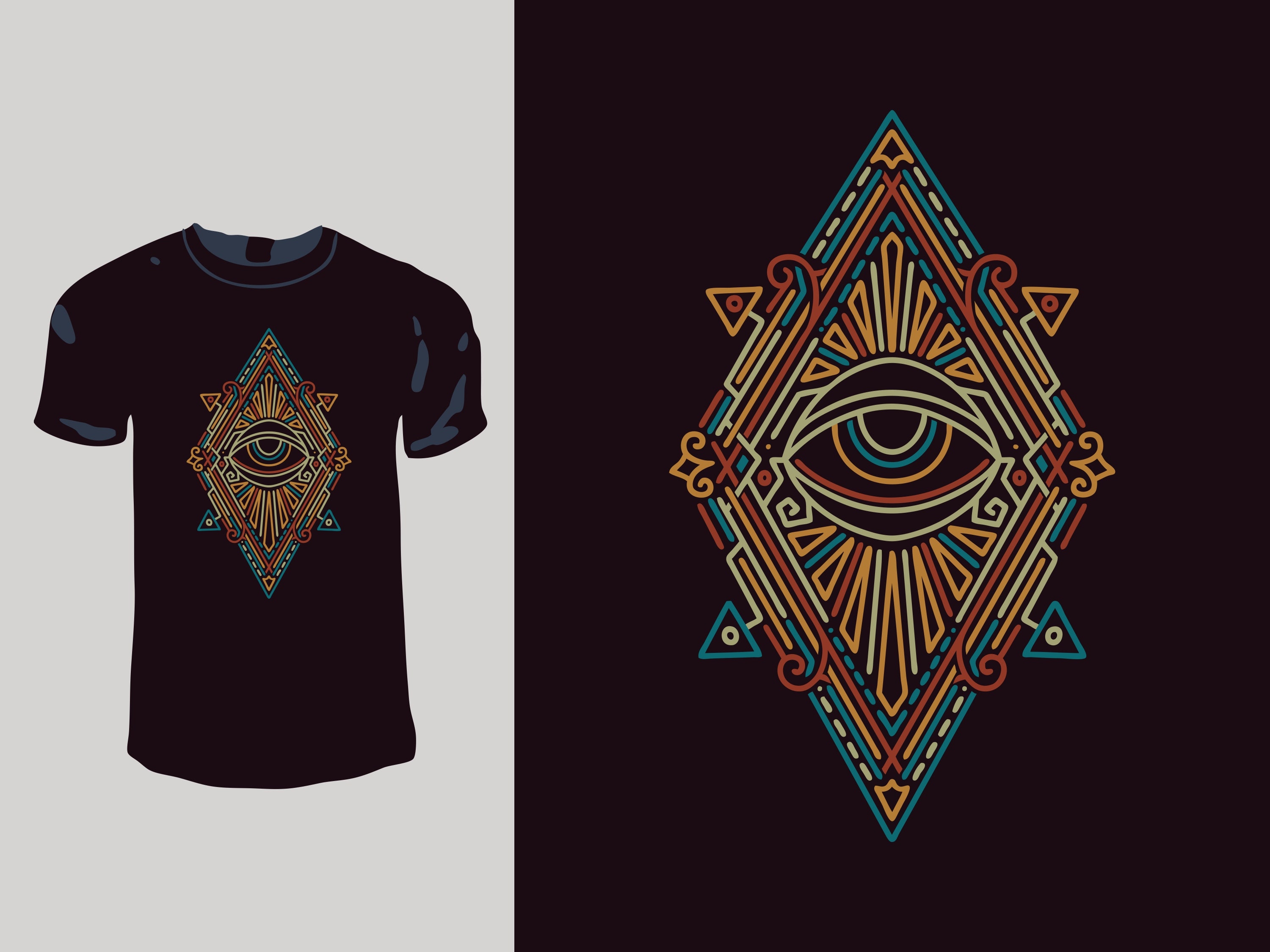 All Seeing Eye Design- Sacred Art - Etsy