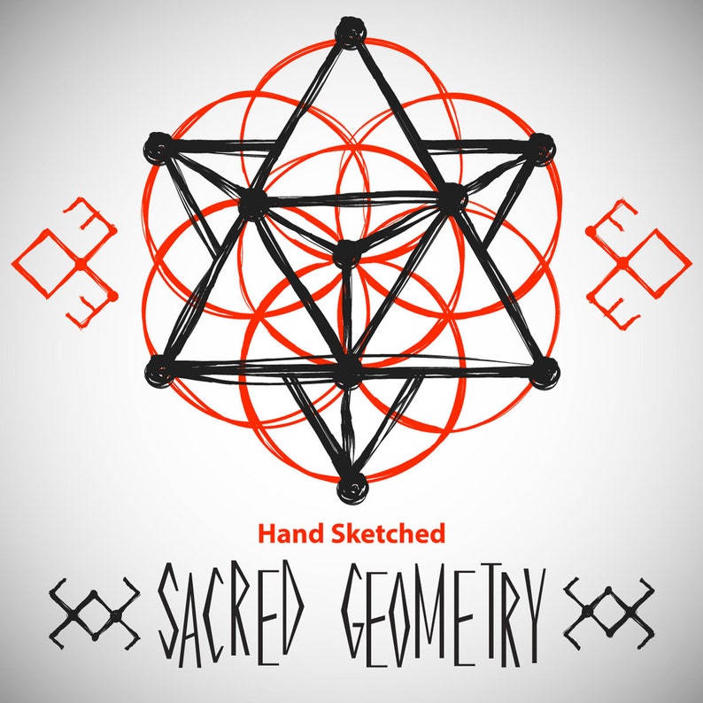 Sacred Geometry - Hand Sketch - - Etsy