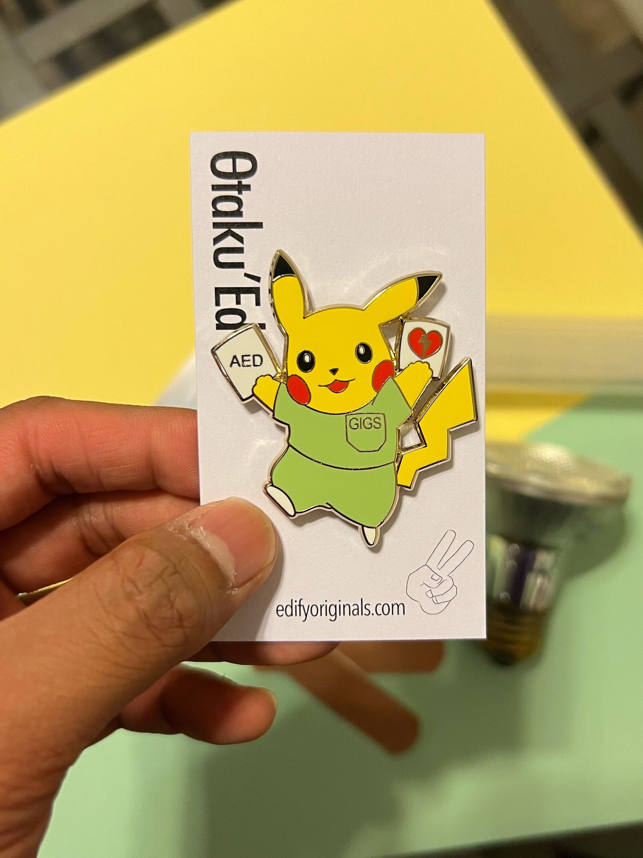 Pikachu Enamel Pin - Etsy