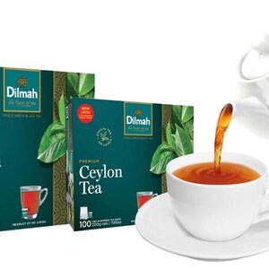 Dilmah Premium Ceylon Tea – 100 Tea Bags | Pure Sri Lankan Black Tea ...