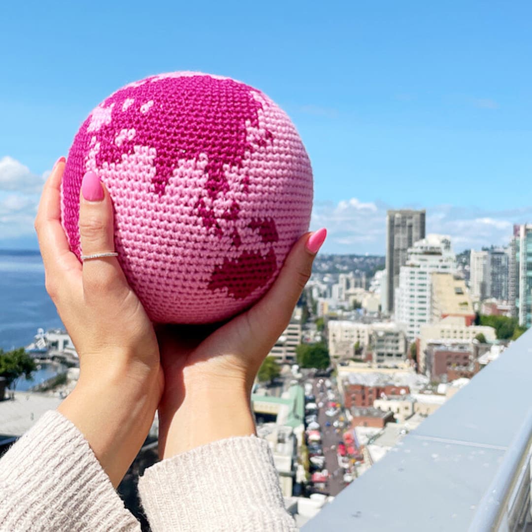 Pink Planet Earth Toy | Pink Plush Globe - Etsy