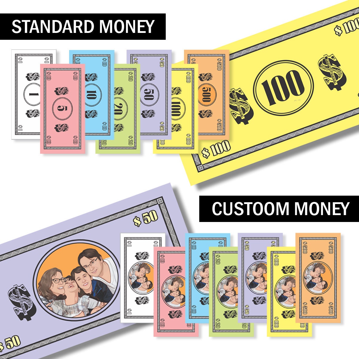 Custom Game Pawns , Yourpoly Game Pawns - Etsy