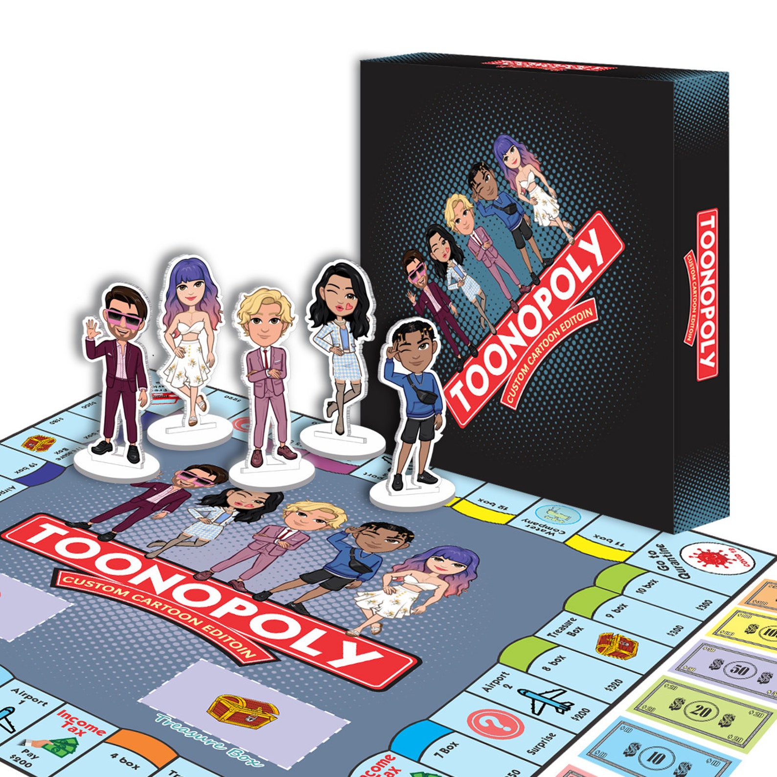 Custom Game Pawns , Yourpoly Game Pawns - Etsy