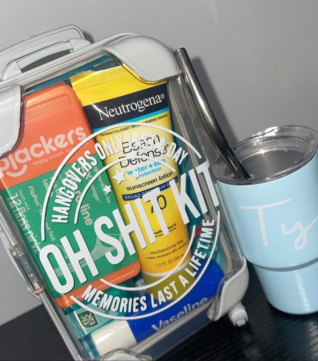 Filled Mini Suitcase & Mini Tumbler - Etsy