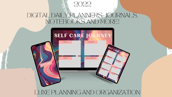 Self Care Journal Digital Self Care Log Self Care - Etsy