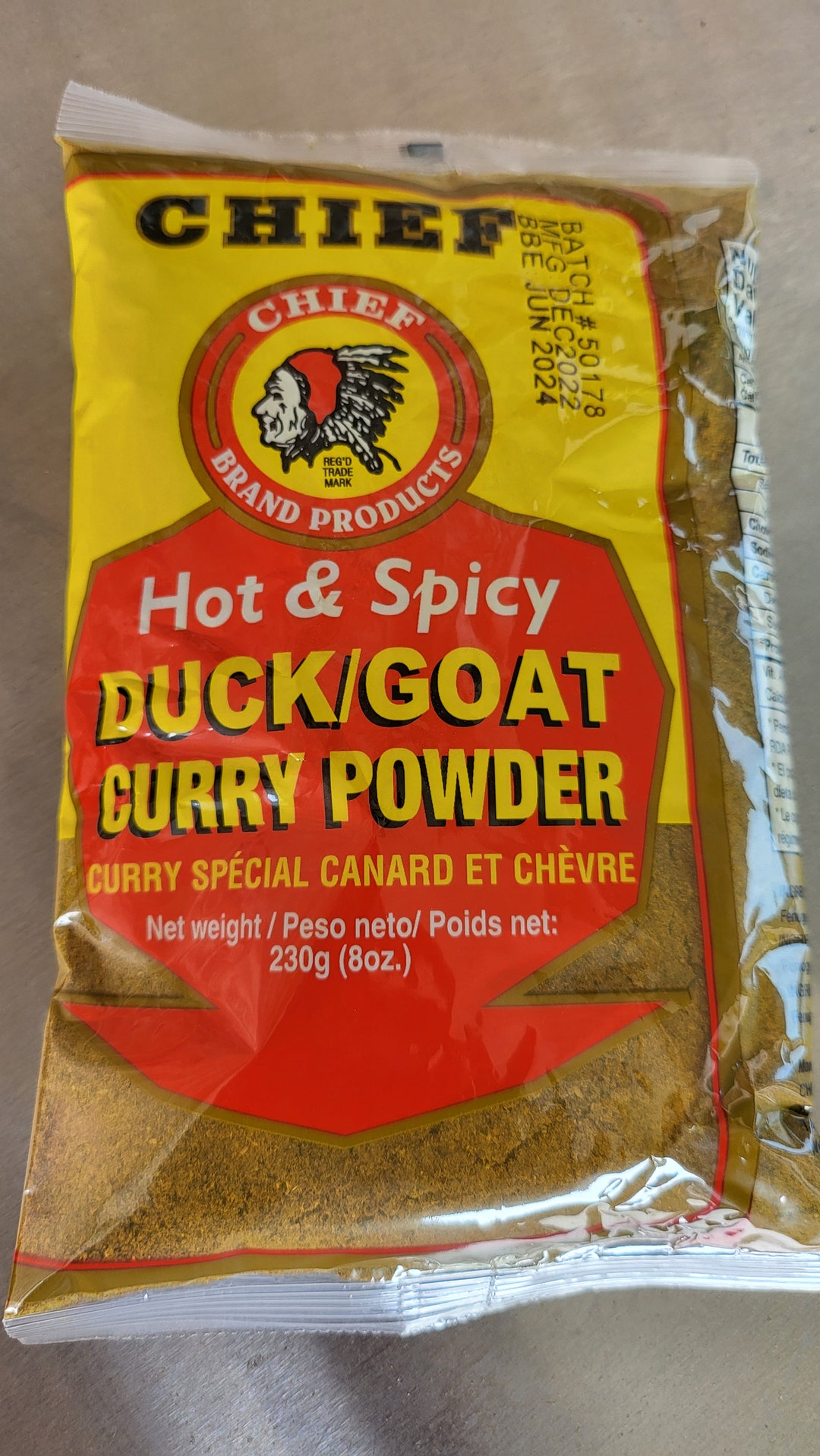 Chief Duck & Goat Curry / 230grams / Curry Powder / Trini Cooking ...