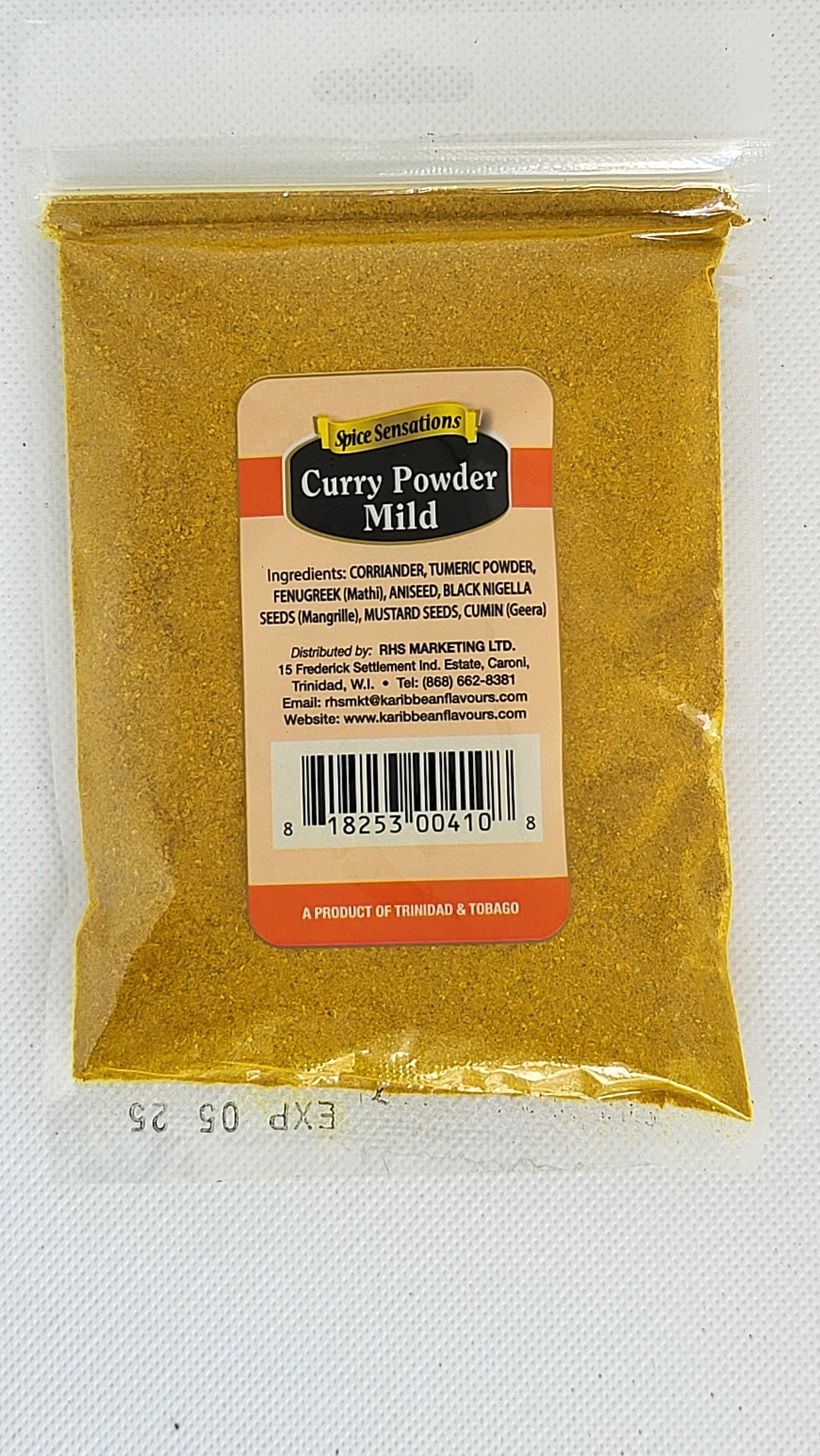 Karibbean Flavours Curry Powder Mild 85g - Etsy