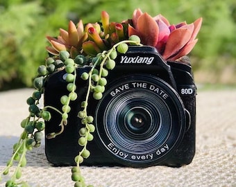 Camera Planter Pot - Etsy