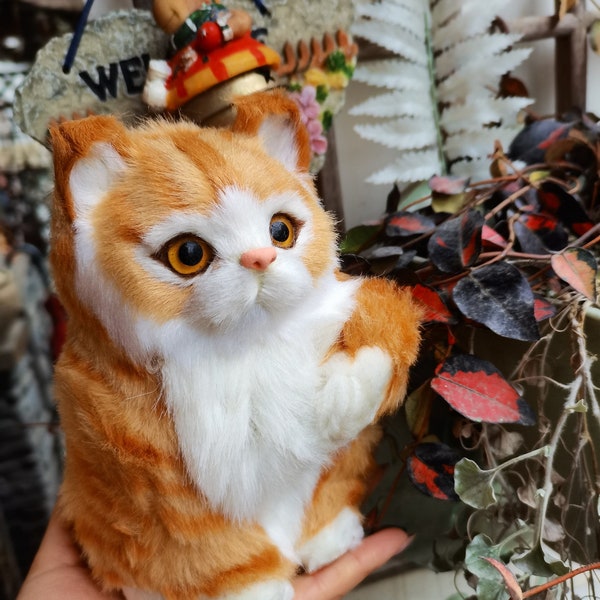 Cartoon Cat Plush - Etsy