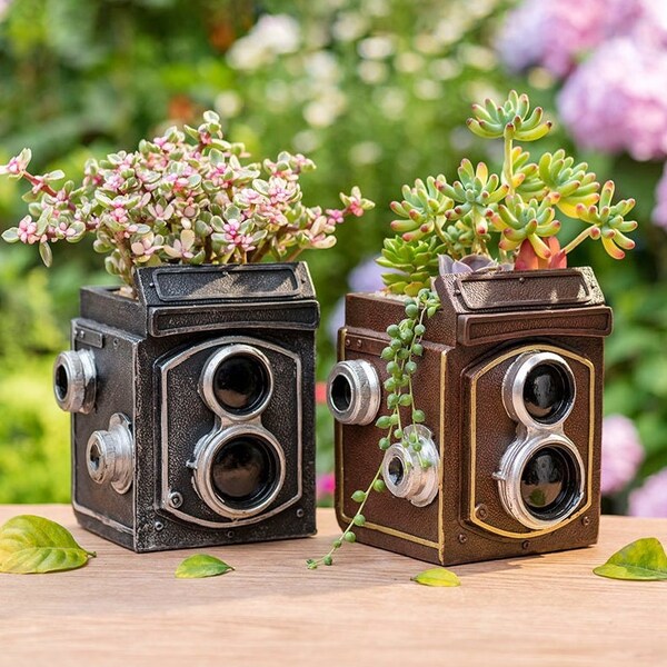 Camera Flower Pots - Etsy