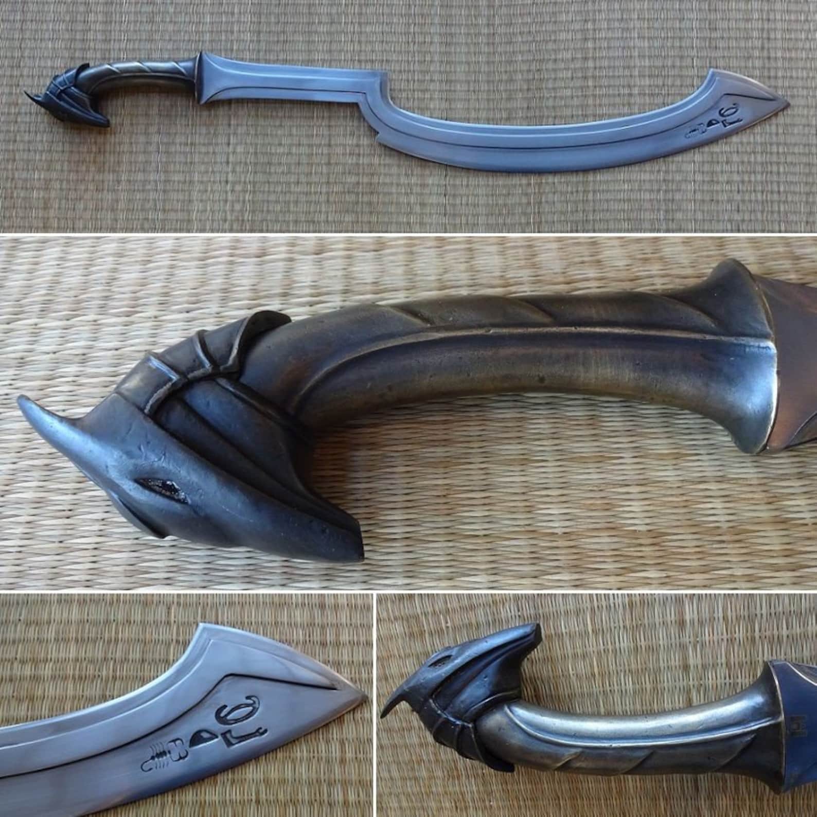 Anubis Khopesh Egyptian Sickle Sword - Etsy