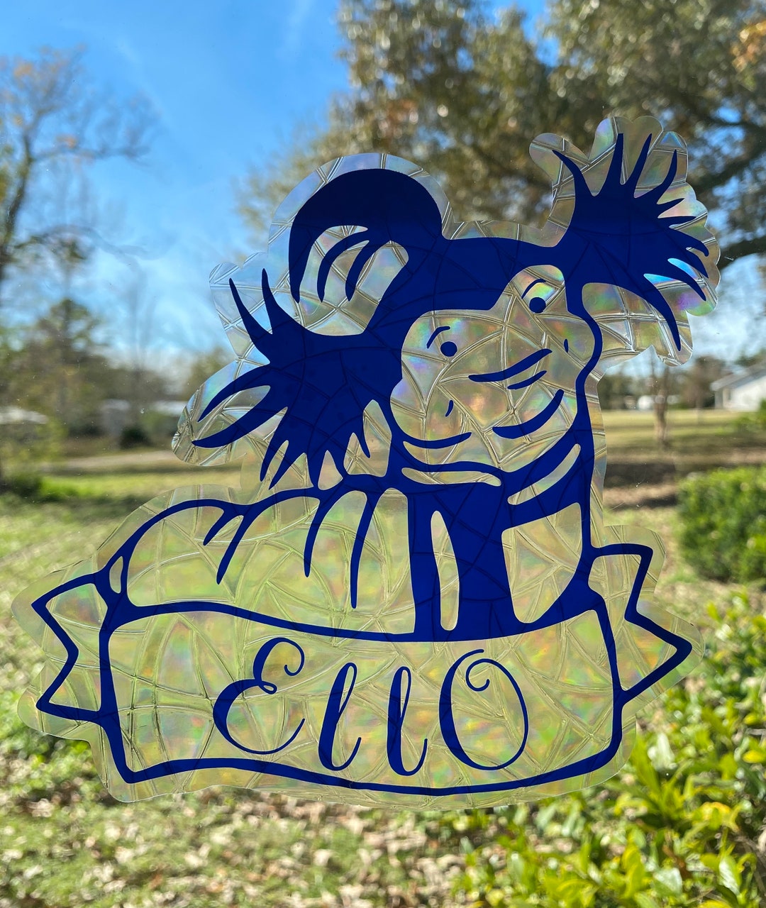 William the Worm Suncatcher/ Labyrinth Movie / Renter Friendly / Window ...