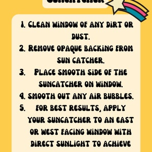 Celestial Suncatchers set of 16 / Static Window Cling / Renter Friendly ...