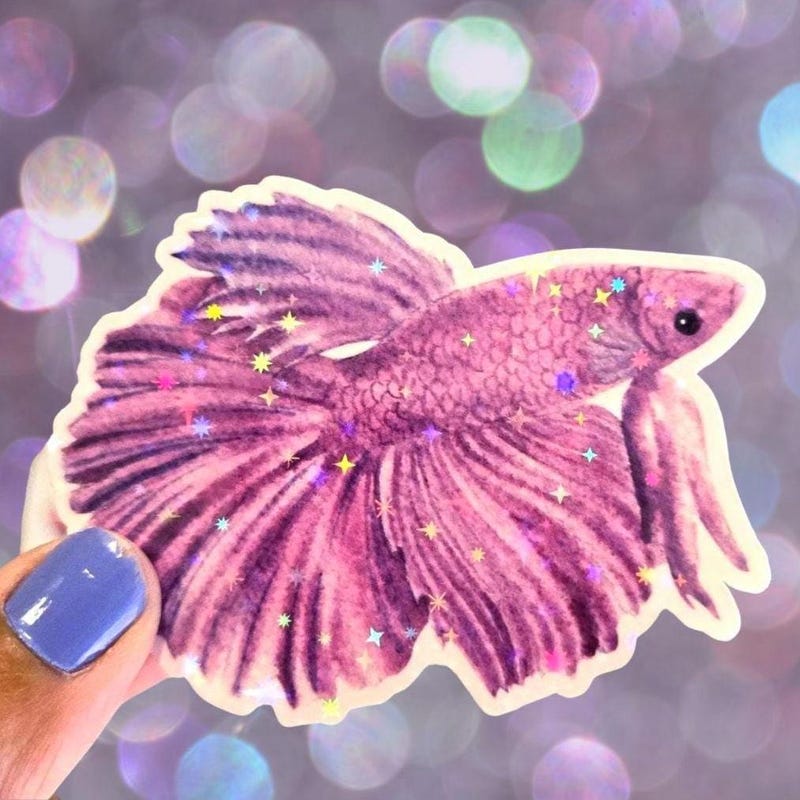 Purple Fish Art - Etsy - Page 2