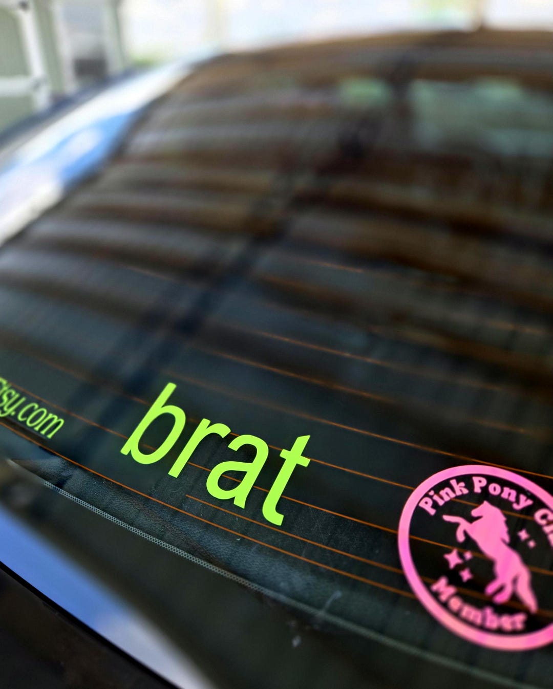 Brat Sticker / Brat Vinyl Decal / Y2K Brat Sticker / Brat Cup Sticker ...
