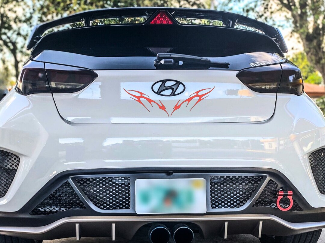 Y2K Tramp Stamp Car Sticker / Y2K Tribal Tattoo Decal / Emo Car ...