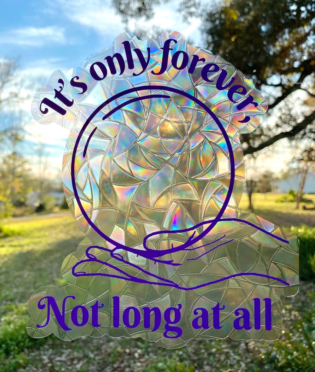 Labyrinth Suncatcher / Labyrinth Window Cling / Labyrinth Decor / David ...