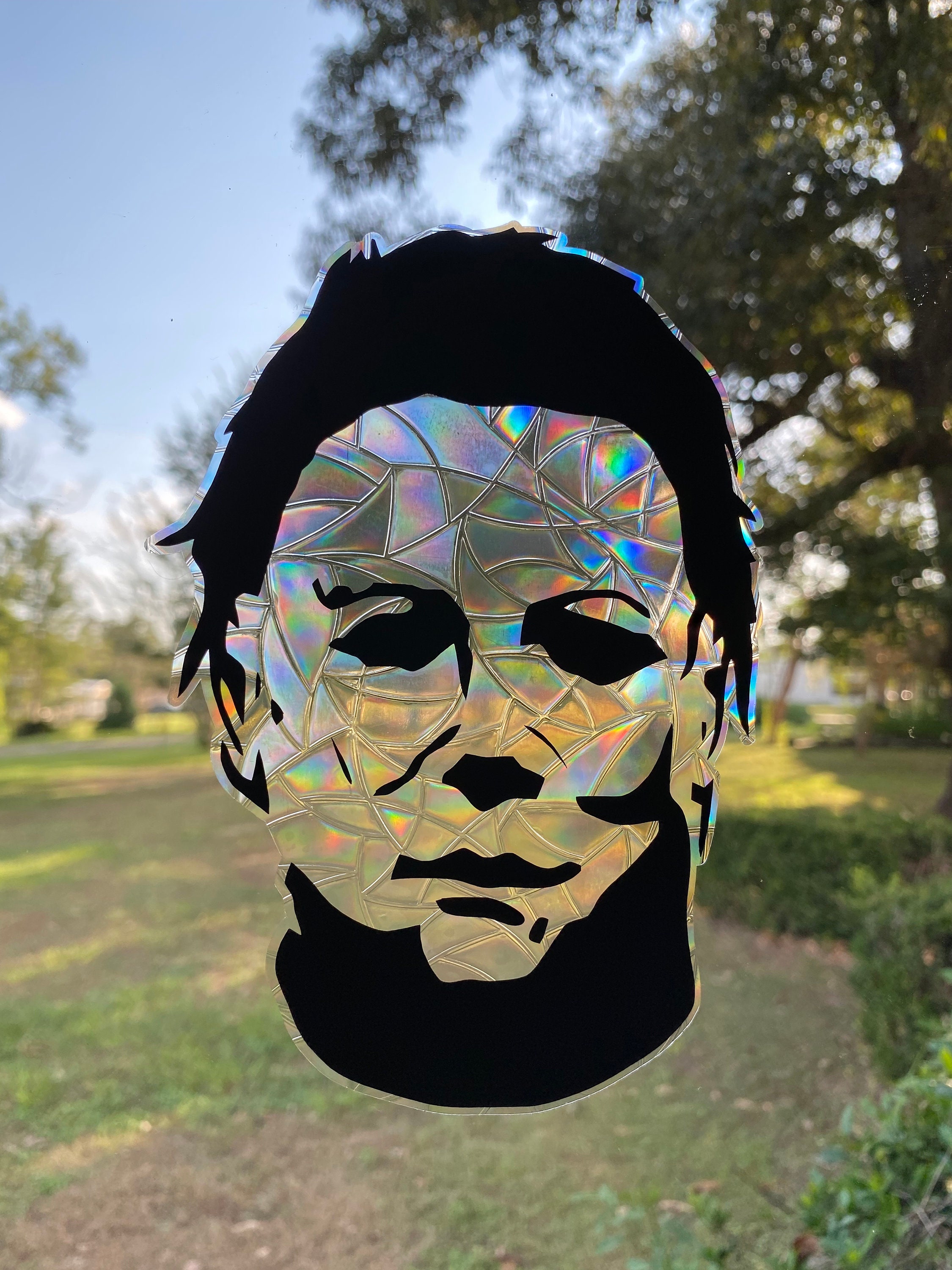 Michael Myers Suncatcher / Window Cling / Horror Movie Lover / - Etsy