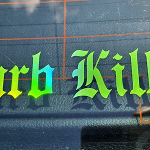 Curb Killer Sticker / New Driver Car Sticker / Hitting Curbs Sticker ...