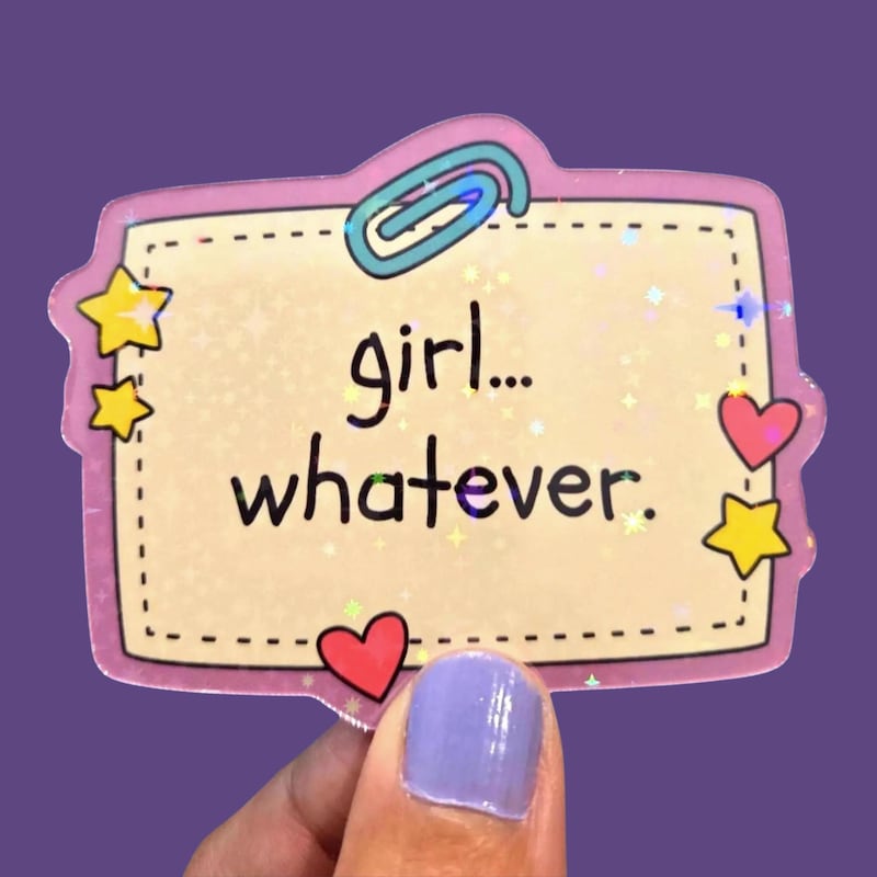 Holographic Sticky Note - Etsy