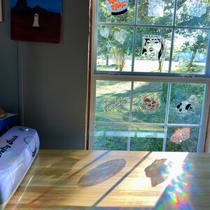 Celestial Suncatchers set of 16 / Static Window Cling / Renter Friendly ...