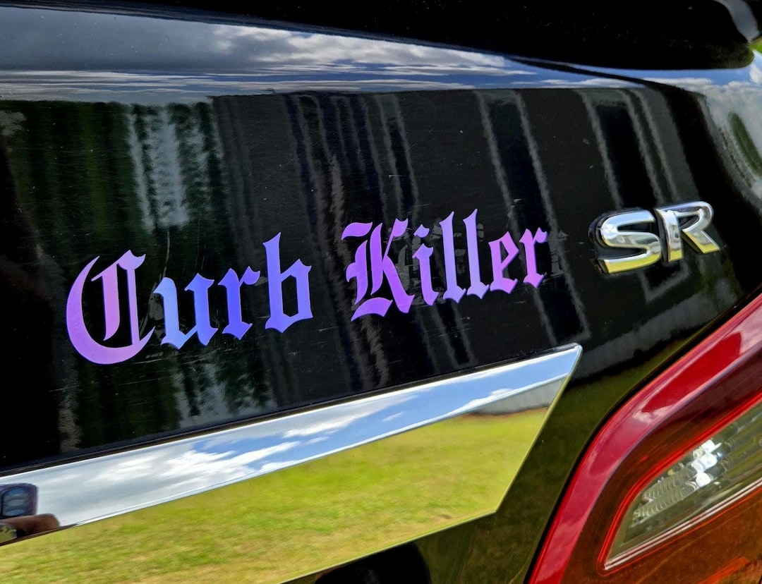 Curb Killer Sticker / New Driver Car Sticker / Hitting Curbs Sticker ...