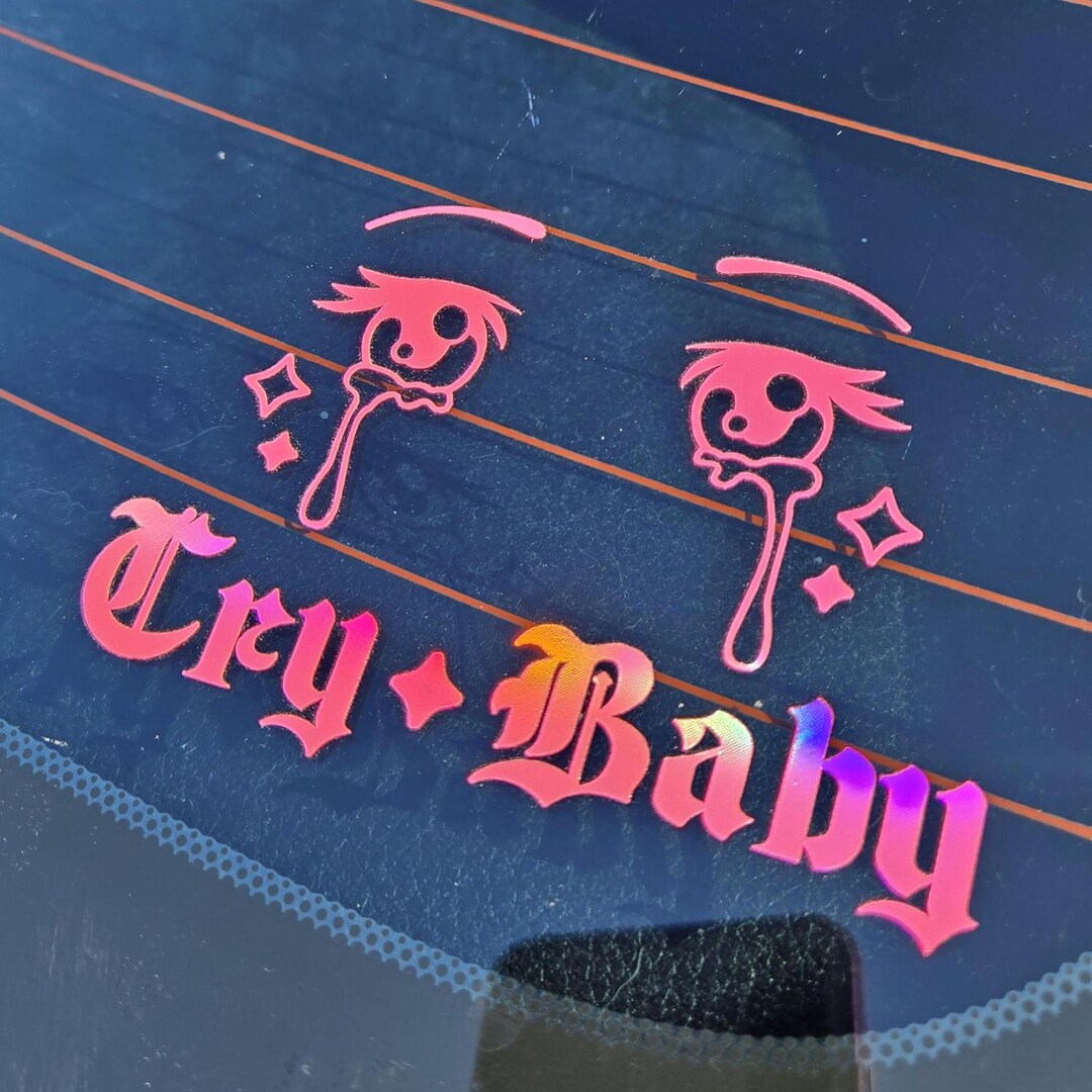 Anime Cry Baby Sticker / Anime Girl Sticker / Cute Anime Car Sticker ...