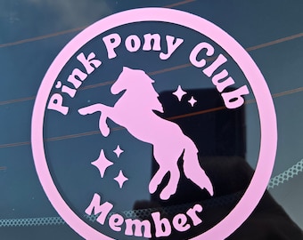 Chappell Roan Pink Pony Club Waterproof Vinyl Sticker - Etsy