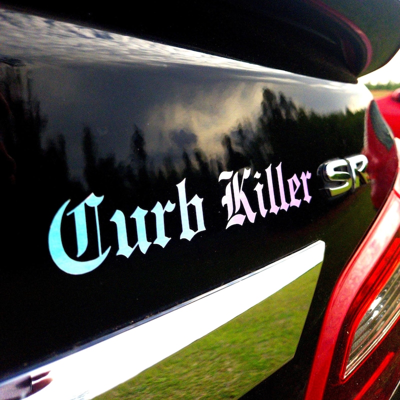 Funny Car Curb Stickers - Etsy