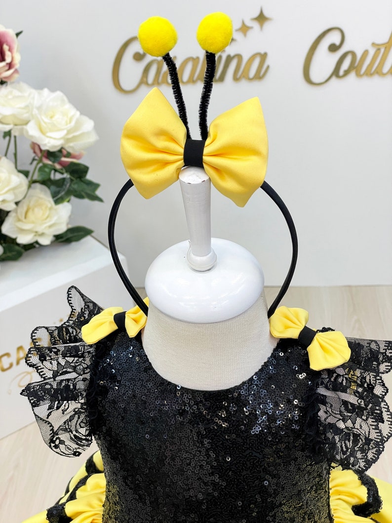 Bee Dress. Baby Girl Dress for Bee Birthday. Bee Costume. - Etsy