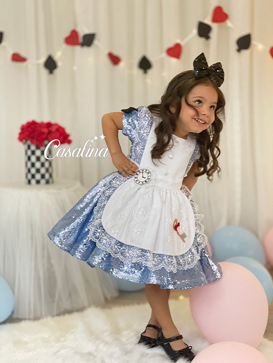 Alice Dress. Alice Baby Girl Dress Alice Themed Birthday Girl - Etsy