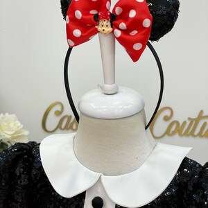 Minnie Dress Red , Red Minnie Mouse Dress With Shiny Sequin Fabric ...