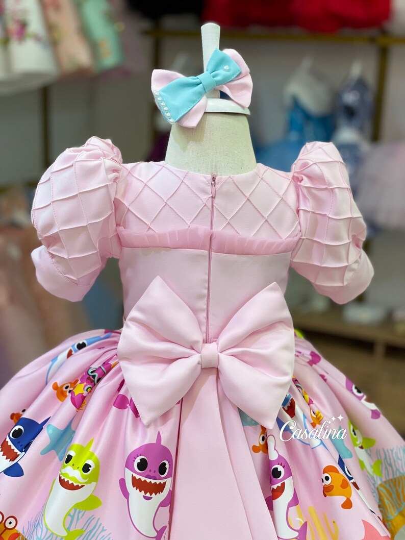 Baby Shark Dress Baby Shark Birthday Outfit Baby Shark - Etsy